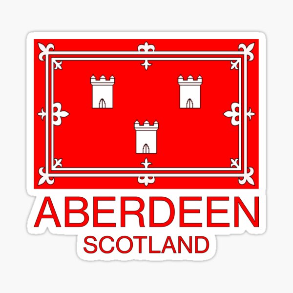 "Aberdeen-logo" Sticker for Sale by Iskanderox | Redbubble