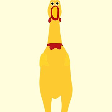 "Purely Chaotic , Rubber Chicken" Poster for Sale by amylydesign ...