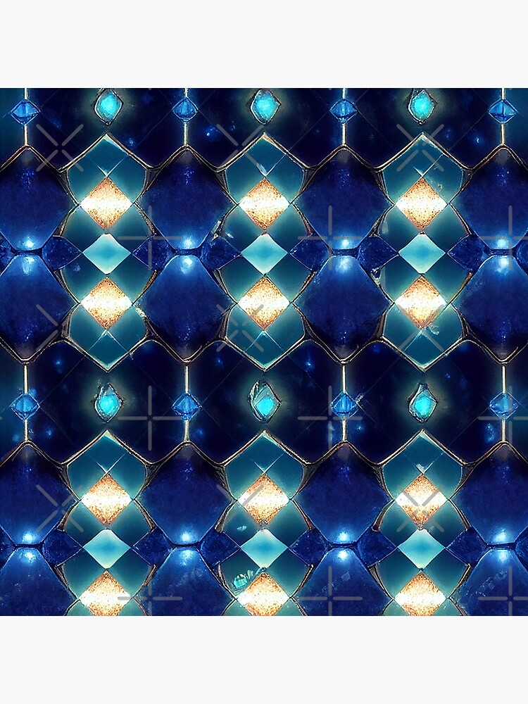 "Sapphire pattern" Poster for Sale by etherElric | Redbubble