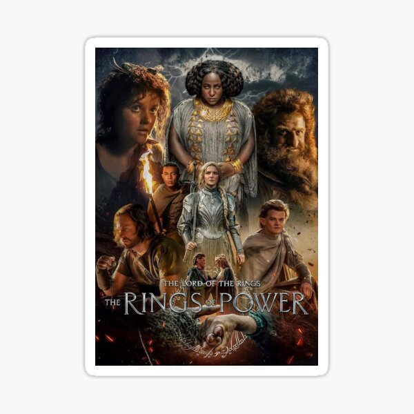 "Rings Of Power 2022" Sticker for Sale by Roxal | Redbubble
