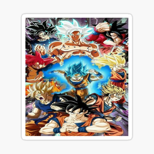 "Son Goku" Sticker for Sale by Jacqueline4546 | Redbubble