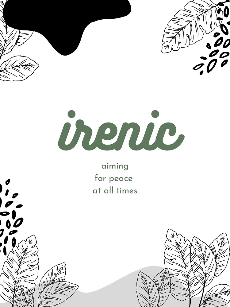 "Irenic" Sticker for Sale by Look-So-Good | Redbubble