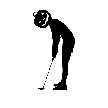 "Happy Halloween Spooky Golf Player, golf pumpkin" Sticker for Sale by ...