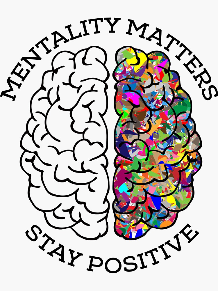 "Mentality matters stay positive, humor t shirt, humour, inspirational ...