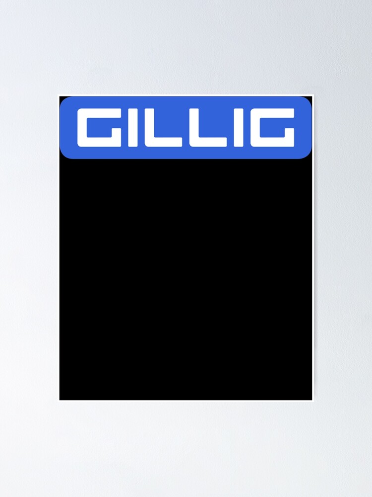 "Gillig Logo" Poster for Sale by OWENBATESD | Redbubble