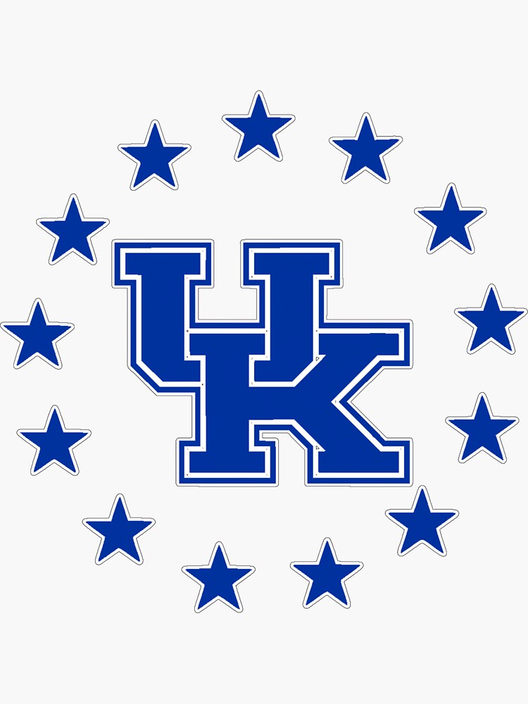 "University of Kentucky logo UKY" Sticker for Sale by AichaLoveSpring ...
