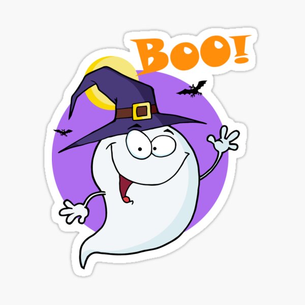 "purple boo" Sticker for Sale by PatricBea | Redbubble