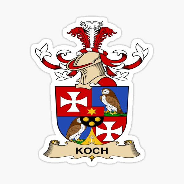 "Koch" Sticker by HaroldHeraldry | Redbubble