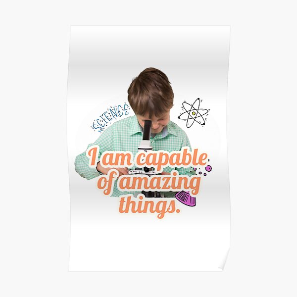 "Sticker For Kids- "I am capable of amazing things" 2022 Back to School ...