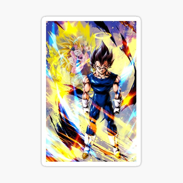 "Vegeta" Sticker for Sale by ShonnaWener | Redbubble