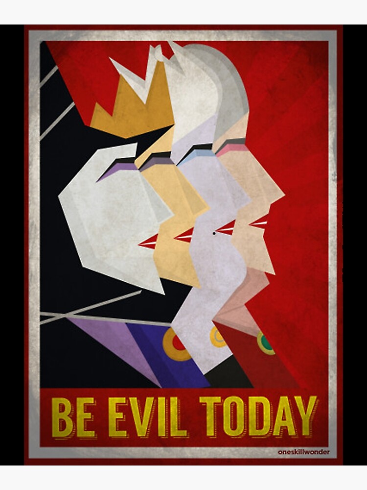 "Be Evil Today" Poster for Sale by Ramoncia860 | Redbubble