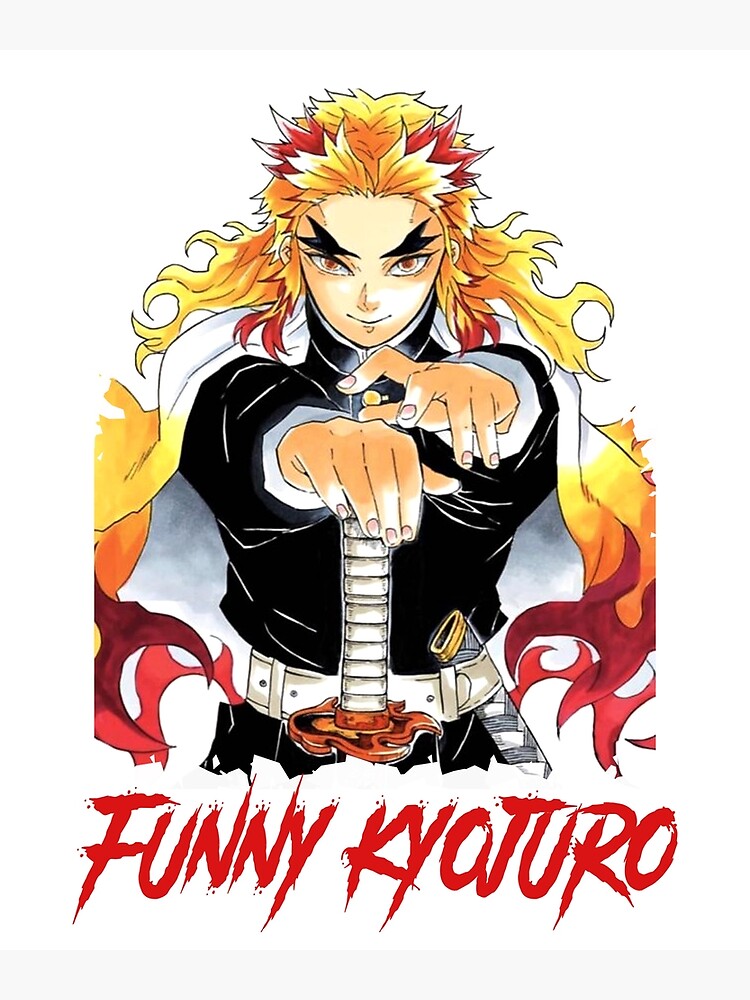 "kyojuro rengoku kimetsu no yaiba" Art Print for Sale by PatriziaRitter ...