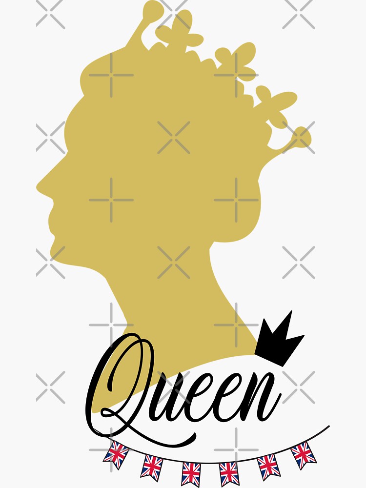 "memorable gift - Queen Elizabeth " Sticker for Sale by JD-Creations ...