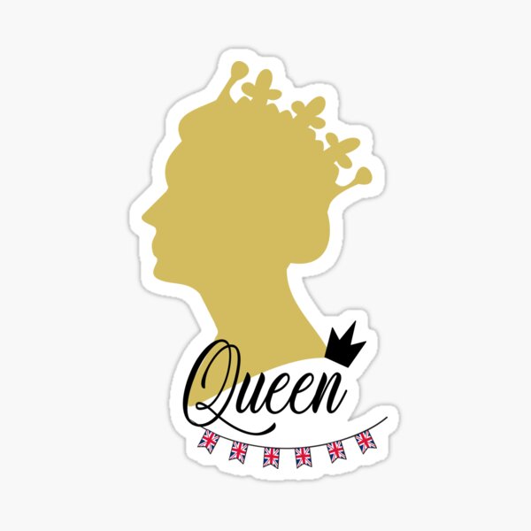"memorable gift - Queen Elizabeth " Sticker for Sale by JD-Creations ...
