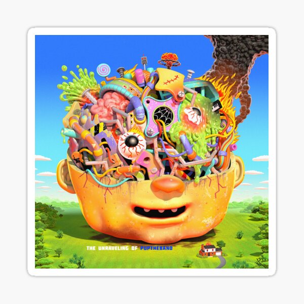 "TPU03 The PUP Band One" Sticker for Sale by baitaualads | Redbubble