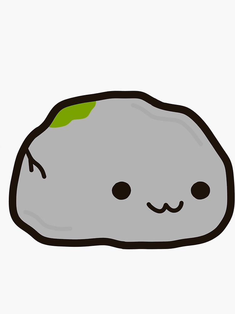 "Cute Rock" Sticker for Sale by zurion | Redbubble