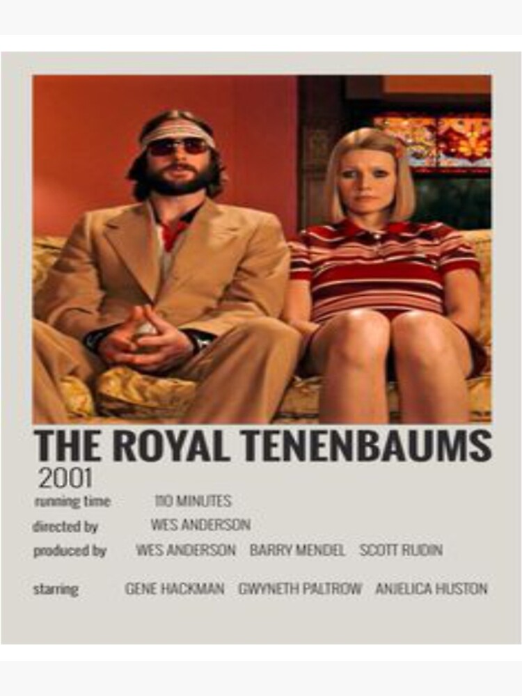 Royal Tenenbaums Movie Poster