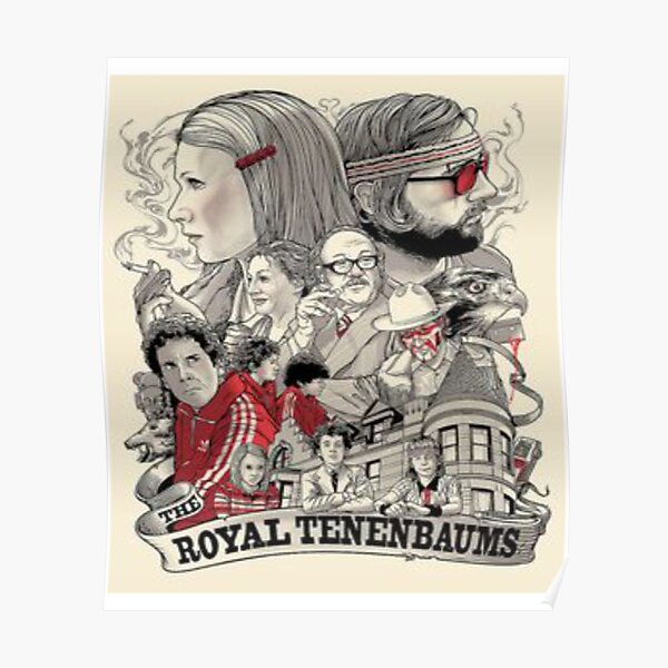 "the royal tenenbaums " Poster for Sale by codywalton | Redbubble