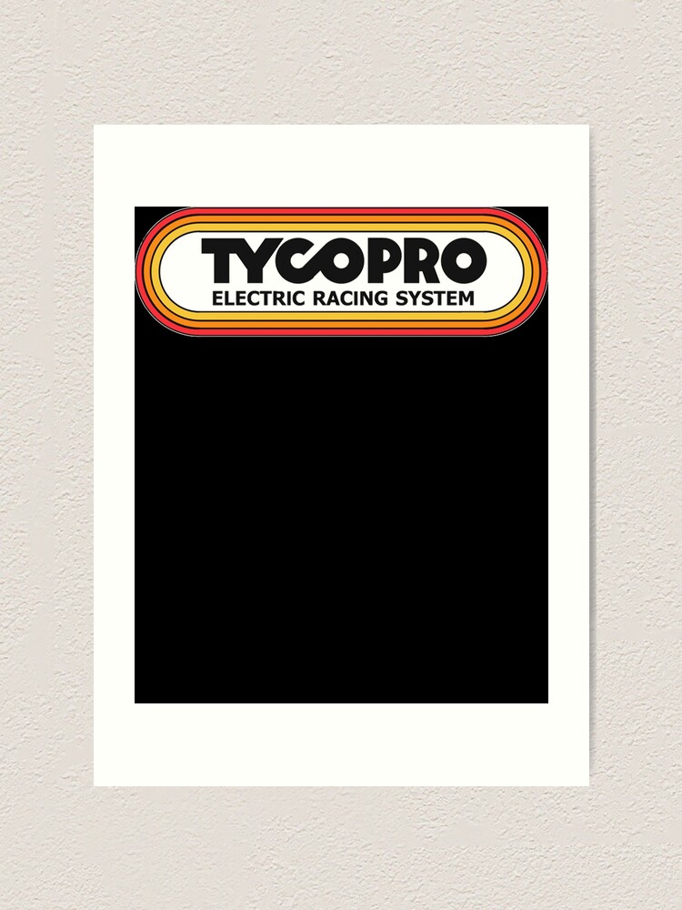 "Tyco slot car logo " Art Print for Sale by Robeace | Redbubble