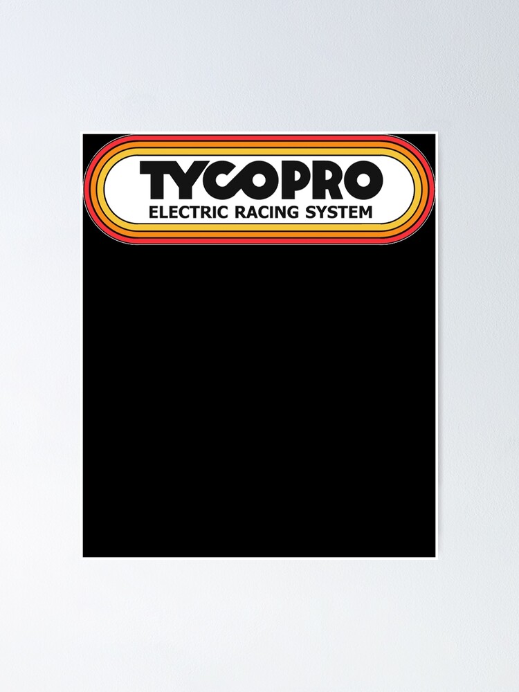 "Tyco slot car logo " Poster for Sale by Robeace | Redbubble