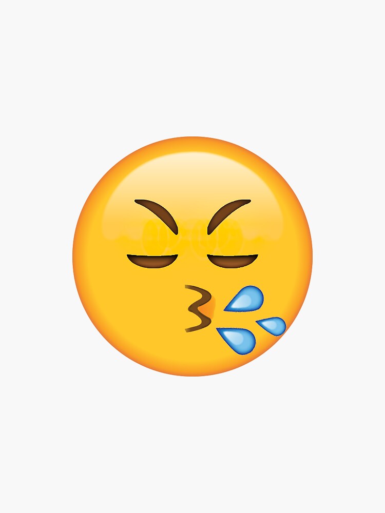 "Pfft... Nope Secret Emoji | funny internet meme" Sticker for Sale by ...