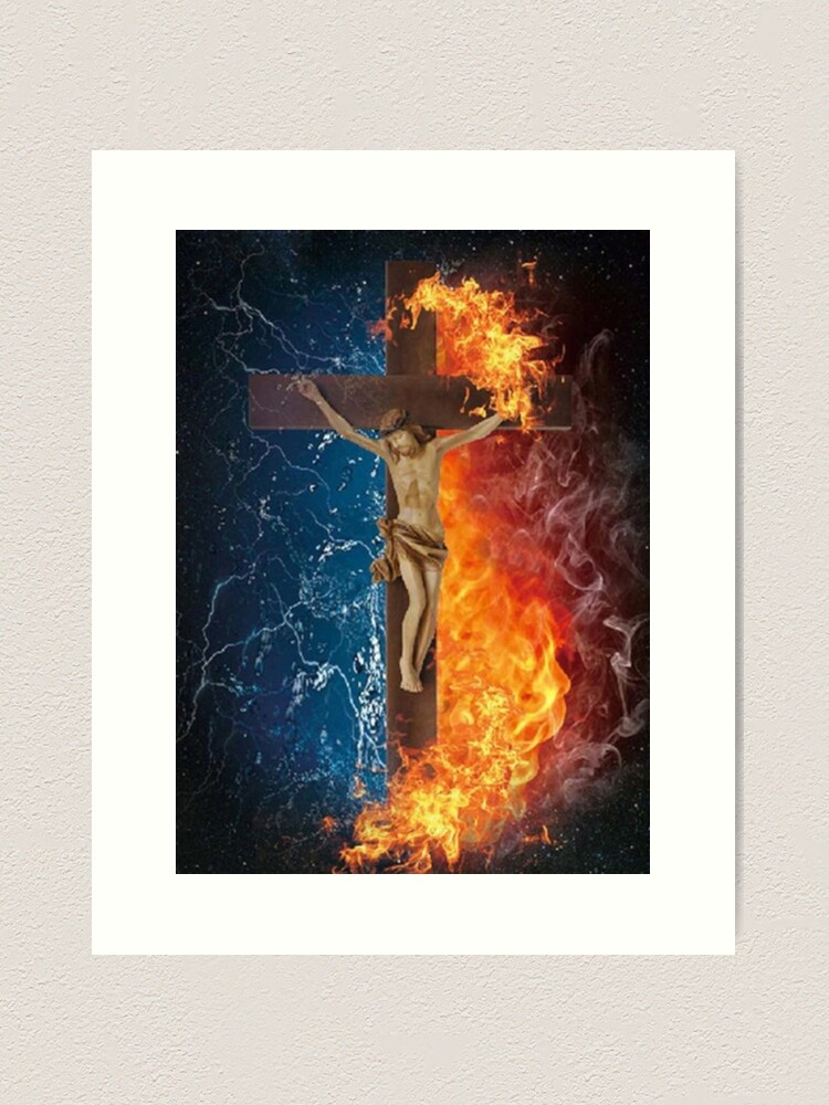 The Holy Spirit Fire And Cross