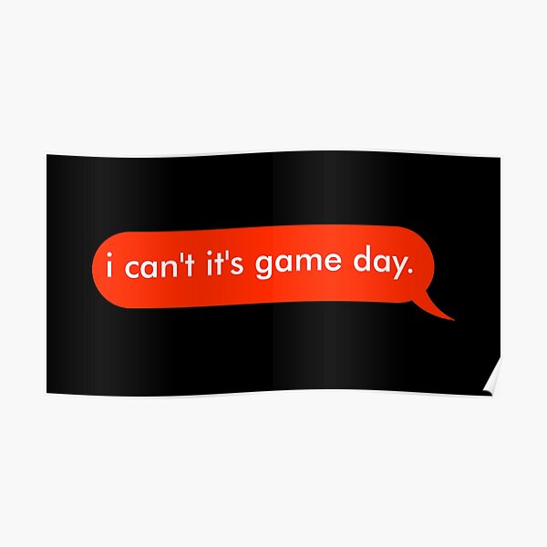 "no playing game" Poster for Sale by Cladwelly | Redbubble