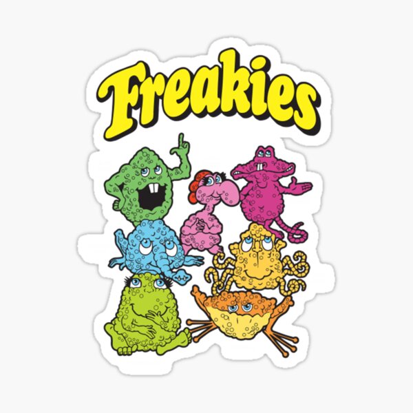 "Freakies Cereal Dark " Sticker for Sale by HelenHahn | Redbubble