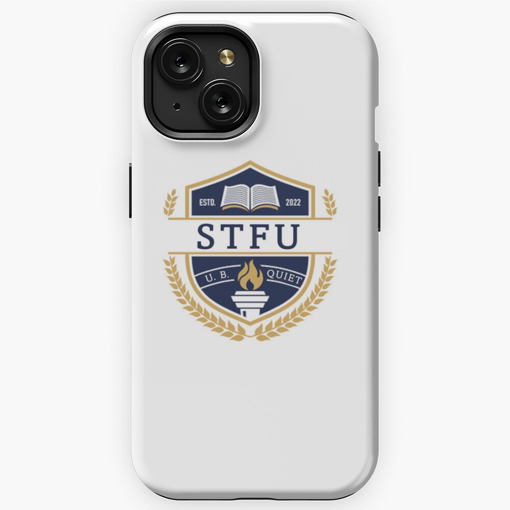 "STFU logo" Sticker for Sale by knoxysf | Redbubble