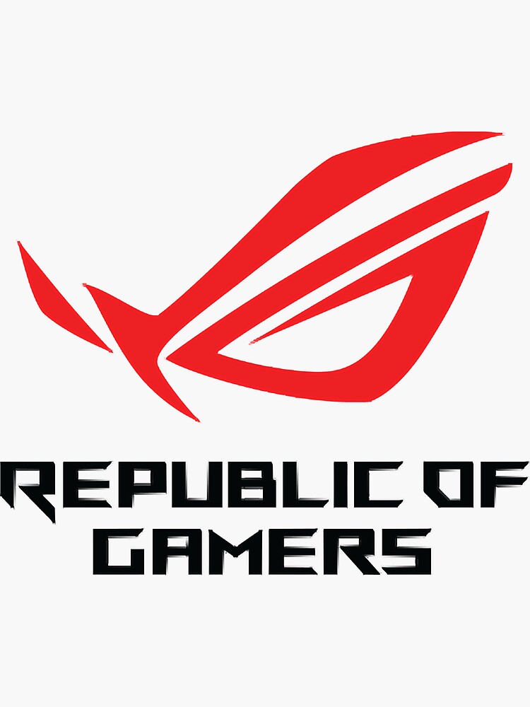 "rog" Sticker for Sale by RonaldBenton | Redbubble