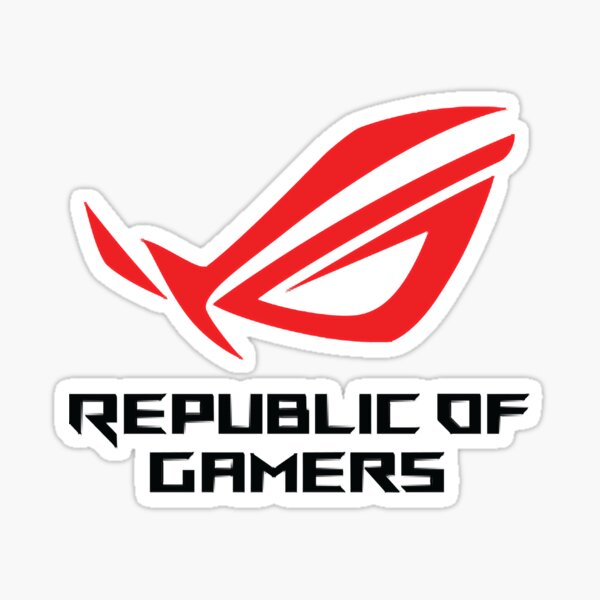"rog" Sticker for Sale by RonaldBenton | Redbubble
