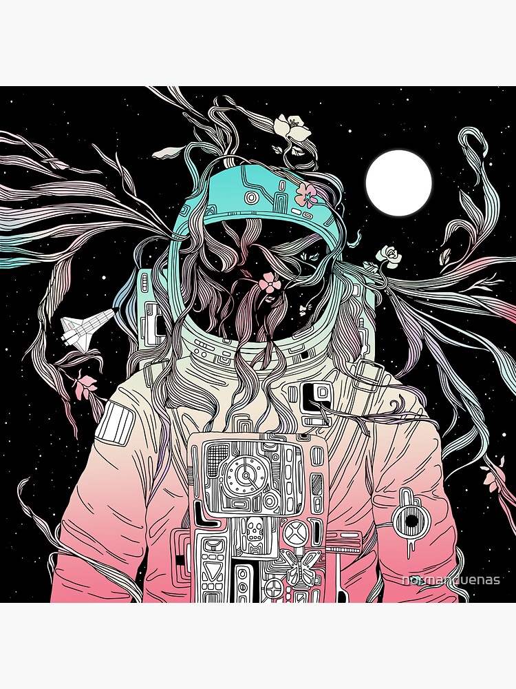 "Life is Invading My Space" Sticker for Sale by normanduenas | Redbubble