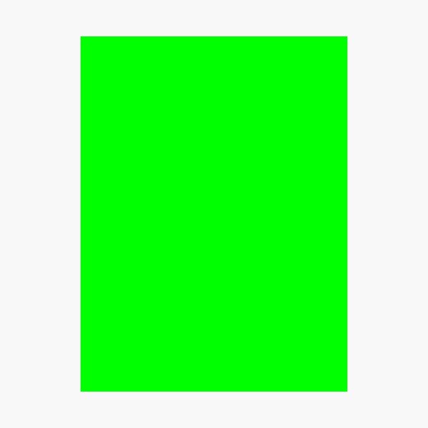 Electric Green Photographic Prints | Redbubble