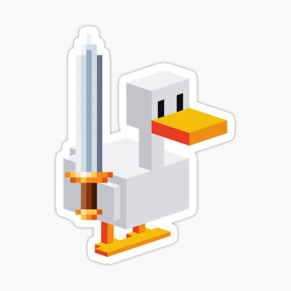 "Duck and a Sword (Version 2) " Sticker for Sale by EllisOtis | Redbubble