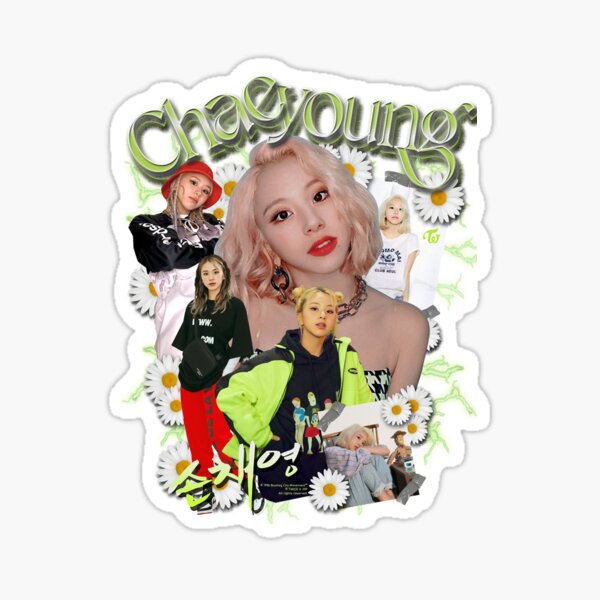 "Chaeyoung - Twice Kpop" Sticker for Sale by starritual271 | Redbubble