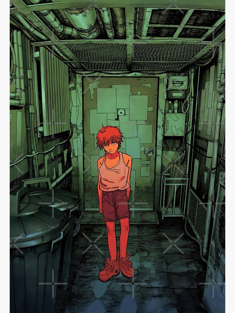 "Denji as a Child" Sticker for Sale by snowfeline | Redbubble