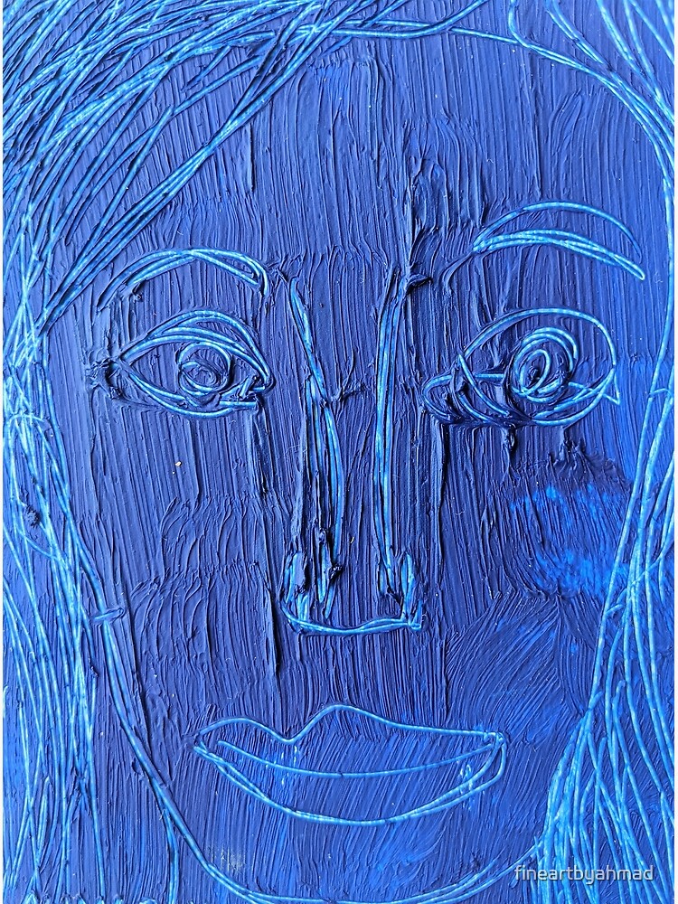 "Martha 001, Face Portrait Painting" Poster for Sale by fineartbyahmad ...