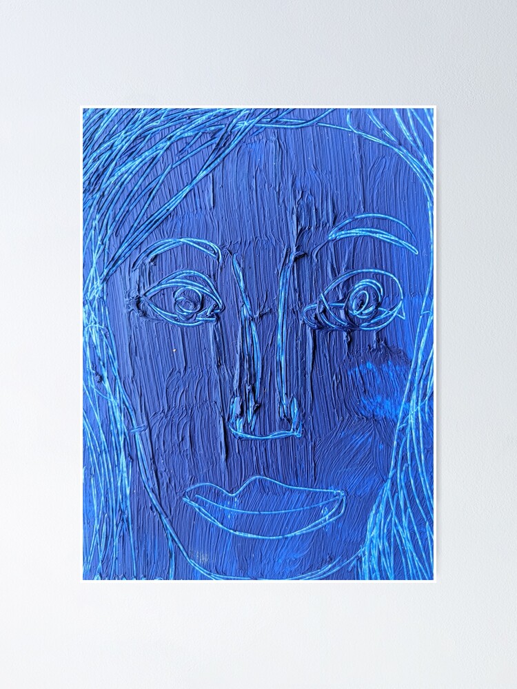 "Martha 001, Face Portrait Painting" Poster for Sale by fineartbyahmad ...