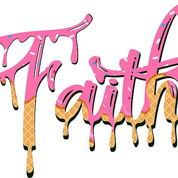 "Faith dripping donut" Sticker for Sale by jmspeedy661 | Redbubble