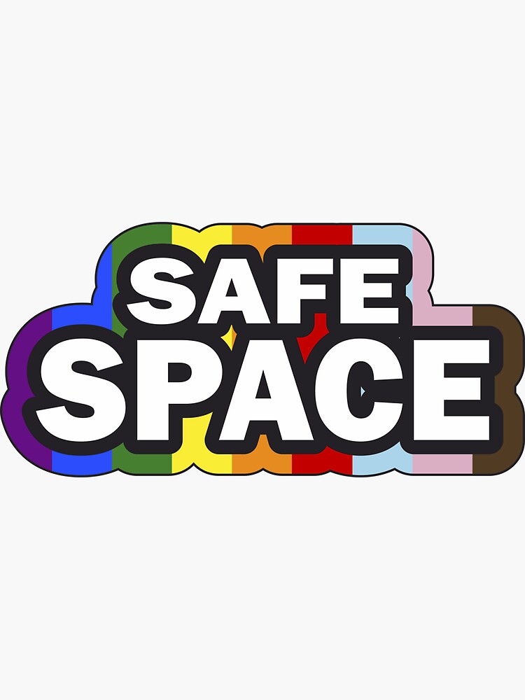 "Safe Space LGBT All Flag" Sticker for Sale by LGBT-Art-Design | Redbubble