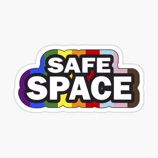 "Safe Space LGBT All Flag" Sticker for Sale by LGBT-Art-Design | Redbubble
