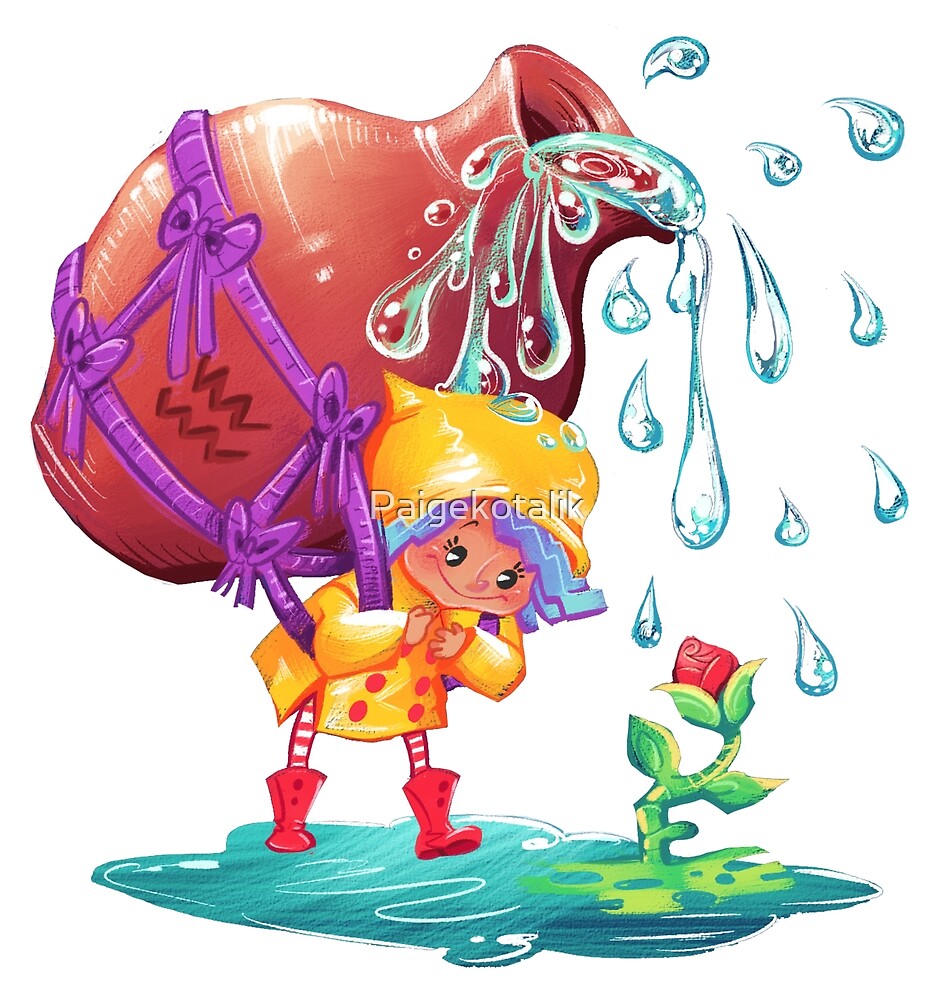 "Aquarius The Water Giver" by Paigekotalik | Redbubble