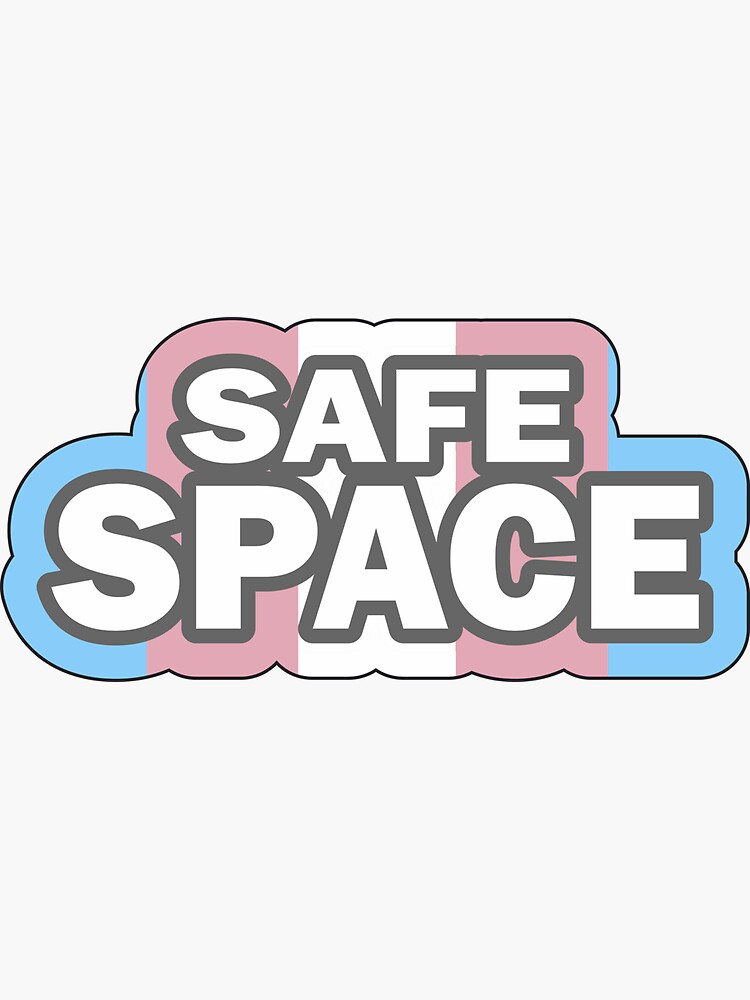 "Safe Space LGBT Transgender" Sticker for Sale by LGBT-Art-Design ...