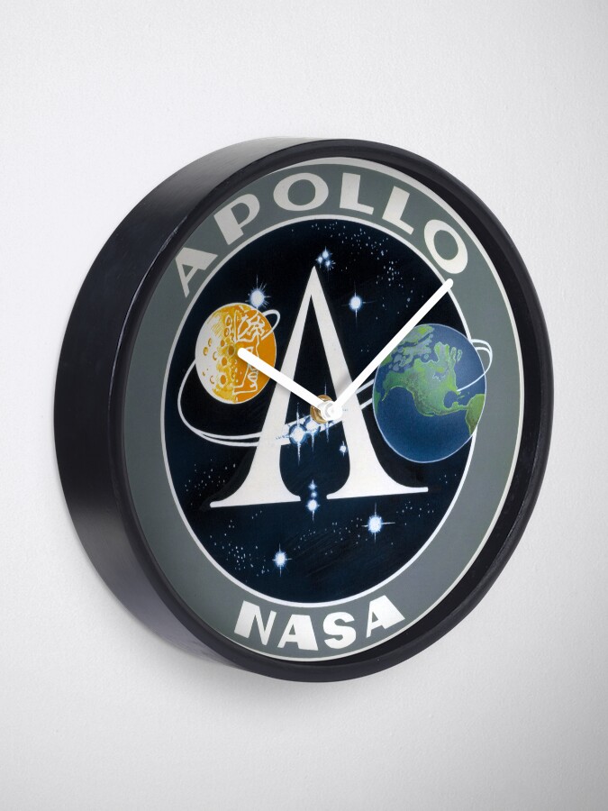 "Apollo Program Logo/Patch" Clock by the-elements | Redbubble