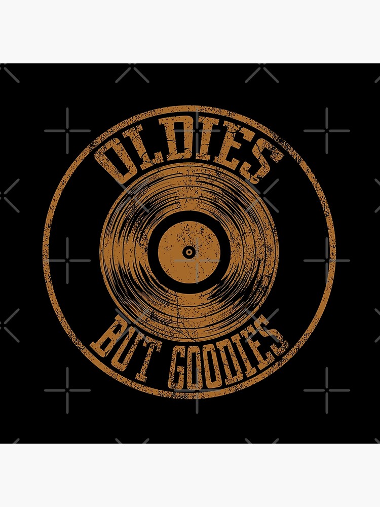 "Vinyl Oldies But Goodies - Vintage Gold" Art Board Print for Sale by ...