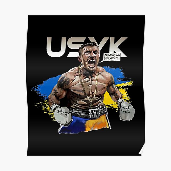 "Usyk a Usyk a Usyk" Poster for Sale by Goboto | Redbubble