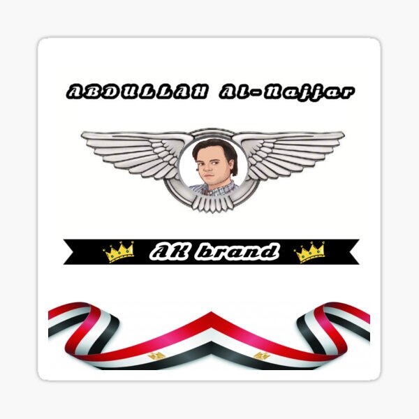 "AK brand warrior angel " Sticker for Sale by Abdullah-kbrand | Redbubble