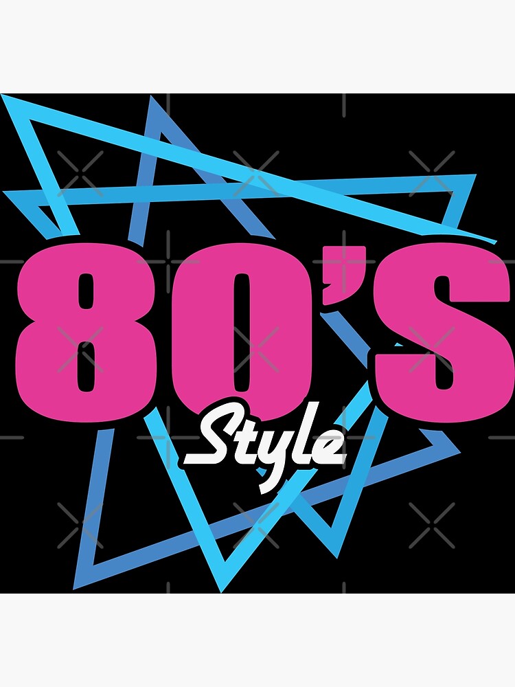 "80's neon sign. 80s retro vintage. vintage 1980s." Photographic Print ...