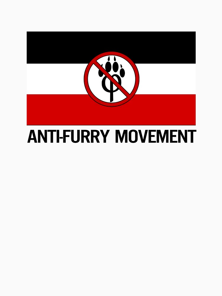 "anti furry paw" T-shirt for Sale by KlausBachmann | Redbubble | furry ...