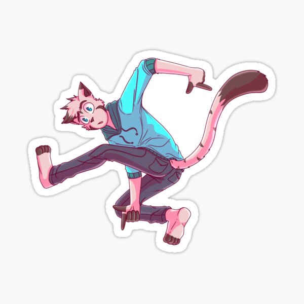 "COOL POSE (Jinx!)" Sticker for Sale by SolarJay | Redbubble